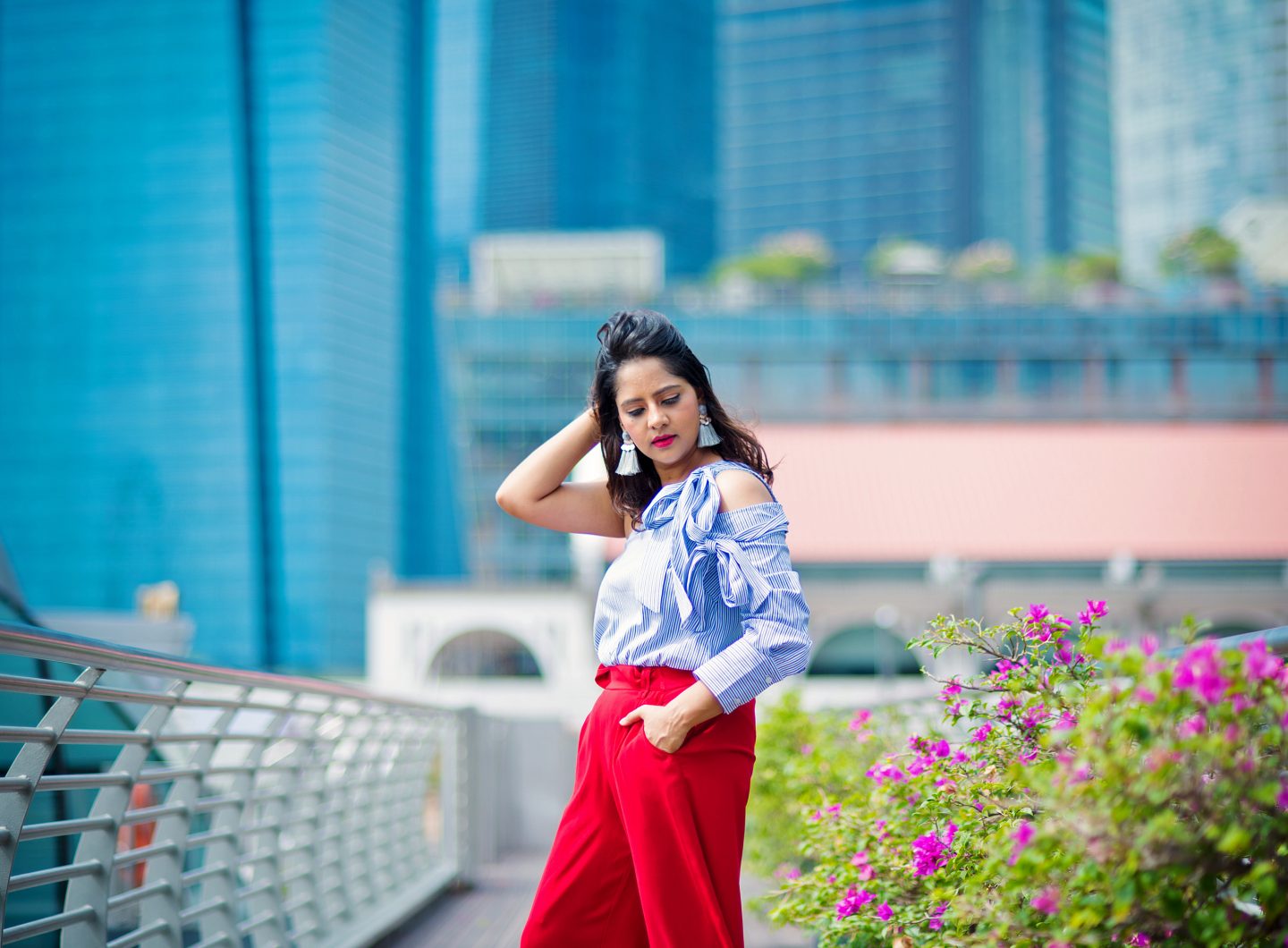 How to Wear a One Shoulder Top this Spring - Sarah Atiq